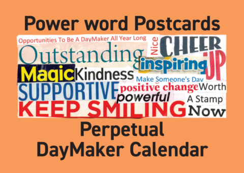 DayMaker Perpetual Calendar - Power Word Postcards